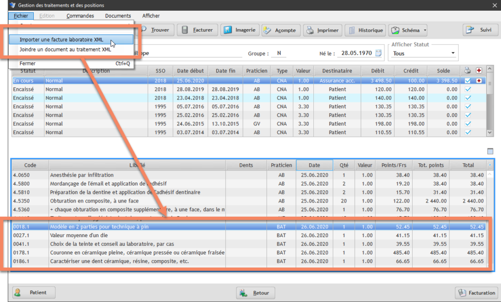Logiciel suisse de gestion de cabinets dentaires | La facturation ...
